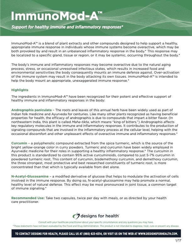 ImmunoMod-A™ 120 vegetarian capsules – CrohnsColitisLifestyle